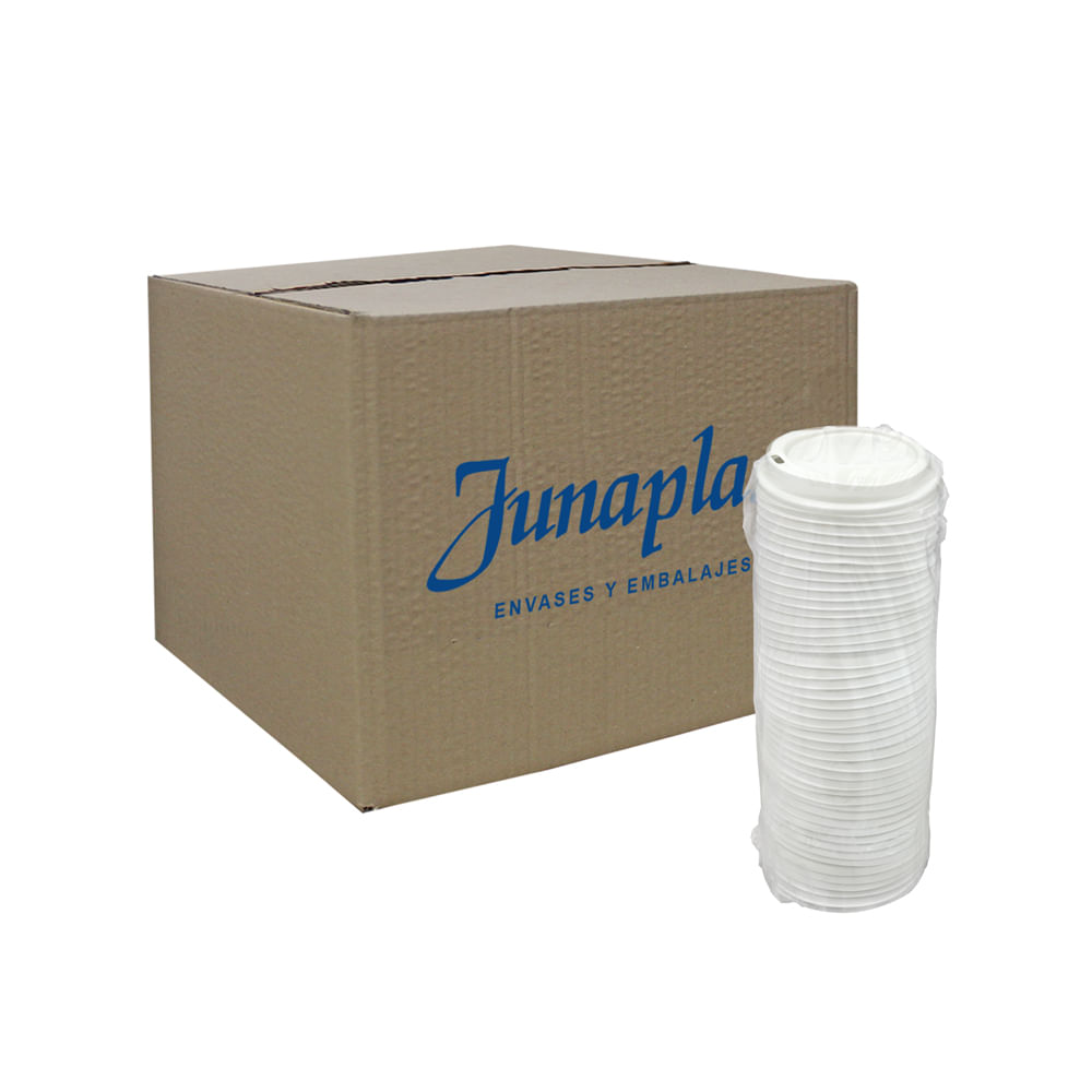 TAPA CPLA 90 VASO PLA KRAFT - Junaplas